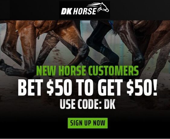 DK Horse Betting App Promo Code "DK" and Welcome Bonus $50