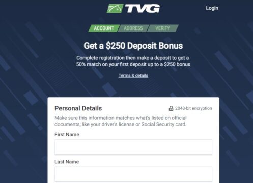 TVG Promo Code 2024: Up to $250 with 50% Match Bonus - Horse.Bet