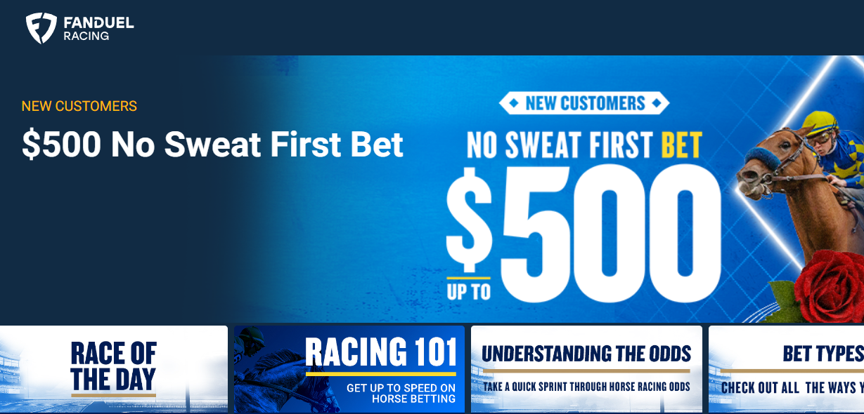Fanduel Racing Bonus 2025: Get up to $500 in No Sweat First Bet - Horse.Bet