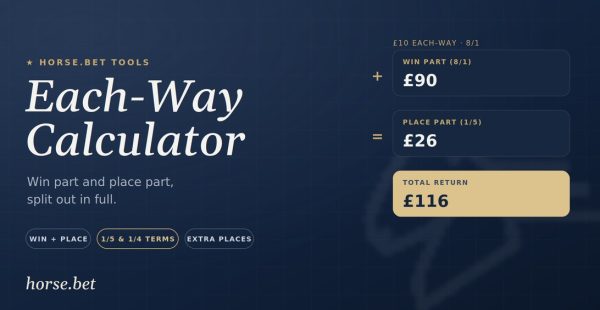 Each-Way Calculator — Win & Place Returns | Horse.Bet